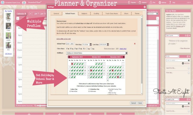 5 Reasons To Use An Online Homeschool Planner StartsAtEight